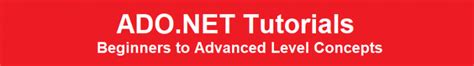 Ado Net Tutorial With Examples Dot Net Tutorials
