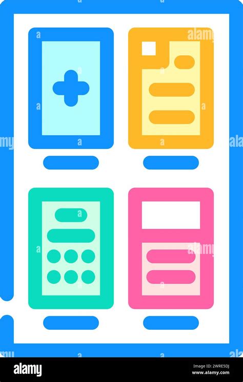 Document Templates Technical Writer Color Icon Vector Illustration Stock Vector Image And Art Alamy
