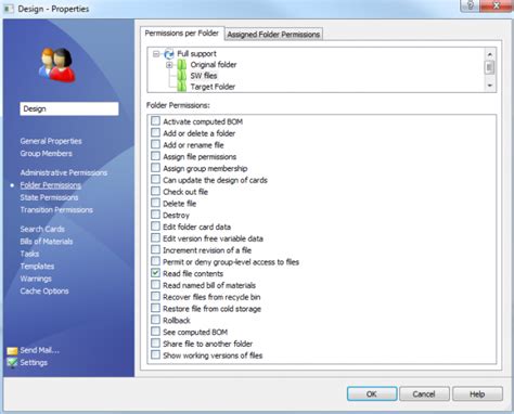 Permissions Per Folder