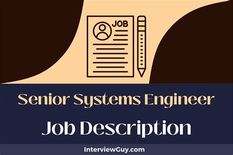 senior systems engineer job description [updated for 2025]