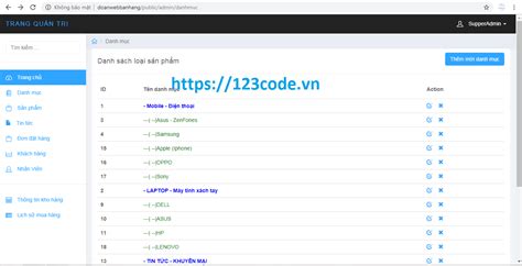 Code Web Bán Hàng điện Thoại Php Laravel Full Code