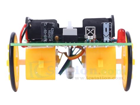 Infrared Remote Control Car Kit With C51 Microcontroller Electronic Soldering Kit