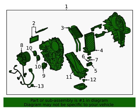 85620699 Hvac Unit Case Assembly 2021 2025 Gm World Parts Direct