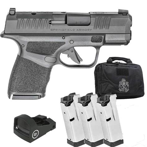 Springfield Armory Hellcat Osp Micro Compact Gear Up Package 9mm Luger 3in Black Melonite Pistol