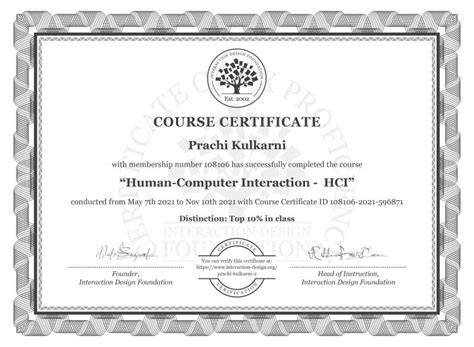 Prachi Kulkarni On Linkedin Completed Human Computer Interaction Hci Certification From