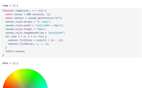 Color Ramps Discs And Squares Dan Burzo Observable