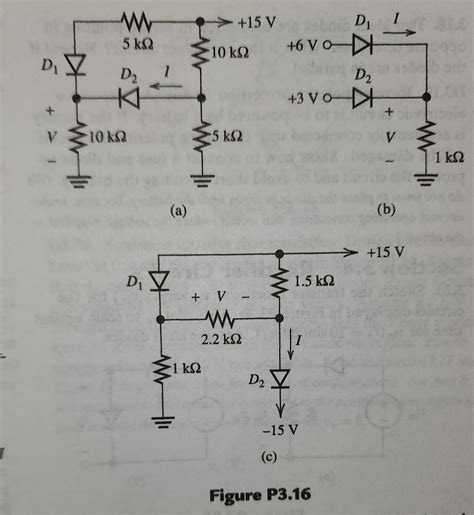 Solved Part Assume Ideal Diode Find The Values Of I And Chegg Com