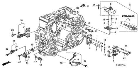 At Sensor Solenoid 2008 Honda Odyssey 5 Door Ex Ka 5at