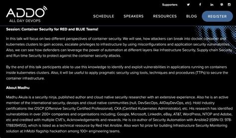 Madhu Akula On Linkedin Alldaydevops Devsecops Container Security