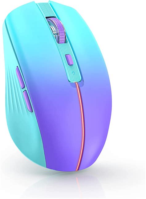 Rapique Bluetooth Wireless Mouse Rechargeable Multi Device Computer Mice Tri Mode Bt1 Bt2 2 4ghz