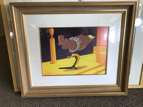 Disneys Fantasia Concept Art Acrylic On Celluloid Crocodile And