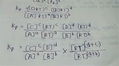 Kp Kc Rt N Value Of R At Travis Poteete Blog