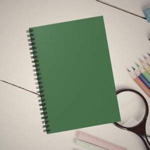 Solid Forest Green Spiral Notebook Ruled Line Etsy