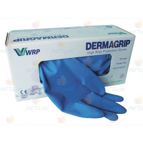 MEDLAN ® | Latex gloves without powder Dermagrip HIGH RISK, buy, price ...
