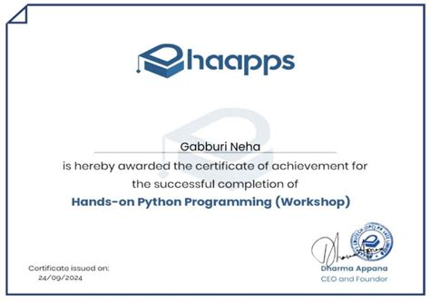 Gabburi Neha On Linkedin Pythonprogramming Workshop Learningjourney