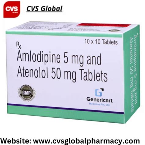 Melol Tablet Amlodipine 5mg Atenolol 50mg At ₹ 35stripe