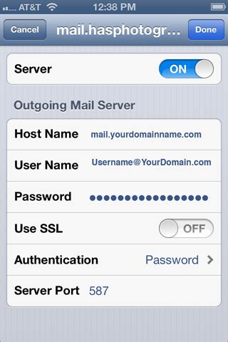 Verification Errors When Sending Mail On IOS SMTP