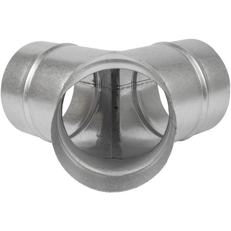 Patikil 6 Inch To 4 Inch 3 Way Duct Connector Galvanized Steel 45