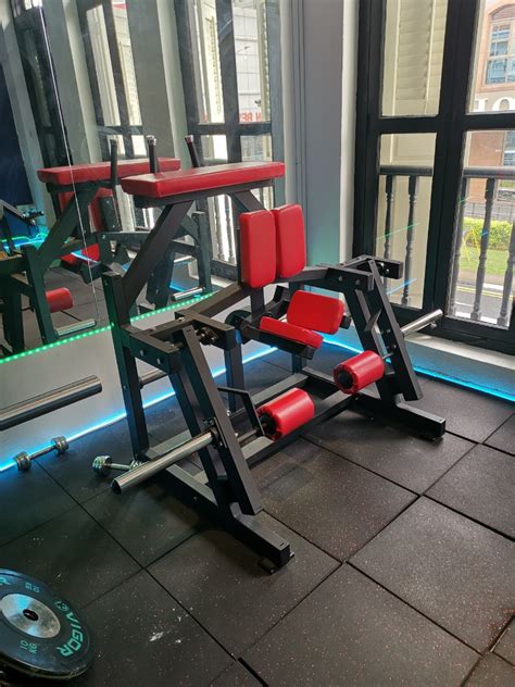 Plate Loaded Hamstring Curl Sports Equipment Exercise And Fitness