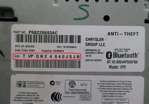 Retrieve Your Chrysler Radio Code Online 247