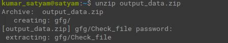 How To Create A Password Protected ZIP File In Linux GeeksforGeeks