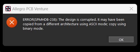 Drl File Not Opening Allegro X Pcb Editor Pcb Design And Ic Packaging Allegro X Cadence