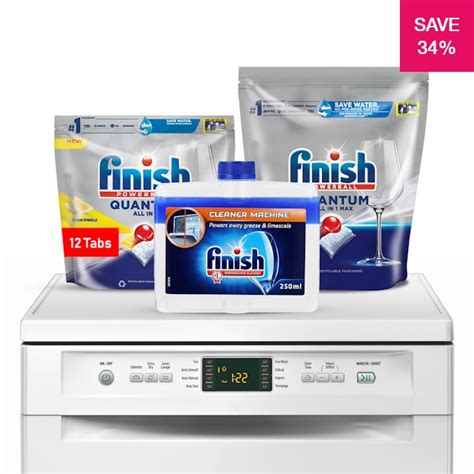 34 Off On 3 Piece Dishwasher Tablets And Machine Cleaner Bundle Onedayonly
