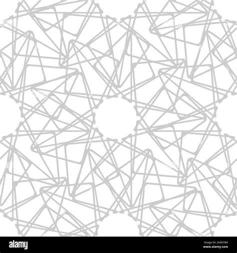Seamless Pattern With Herbal Hand Drawn Elements Geometry Style Background For Textile Web