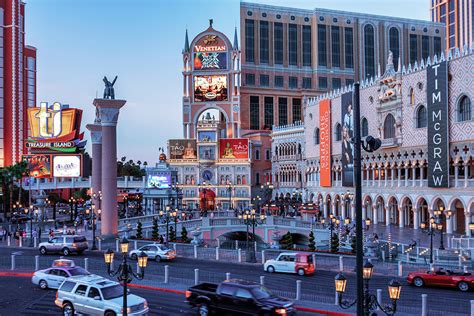 Venetian On Las Vegas Strip At Dusk Photograph By Tatiana Travelways