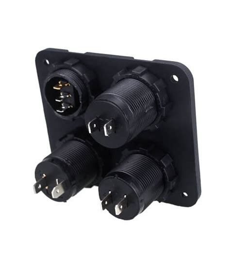 Usb Oplader Voltmeter Trykknap Og V Udtag