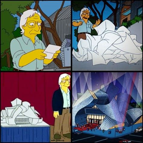The Simpsonsda Frank Gehry The Simpsons Pinterest Frank Gehry