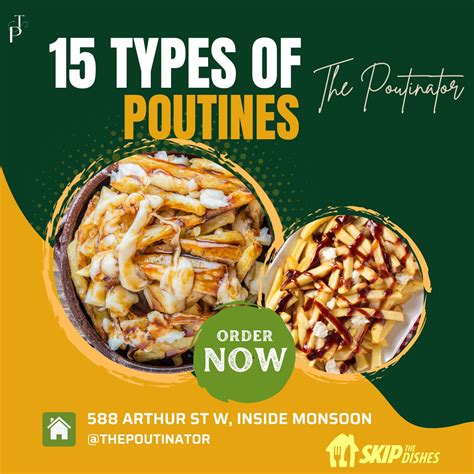 The Poutinator Poutines Alert 🤩🥳 We Have 15 Types Of