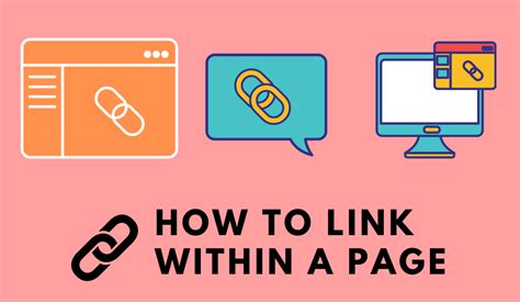 how to link within a page using anchor link in wordpress