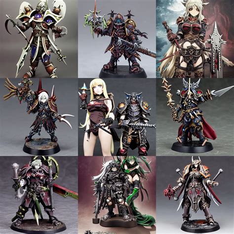 Goblin Slayer Anime Priestess And Warhammer K Chaos Stable Diffusion