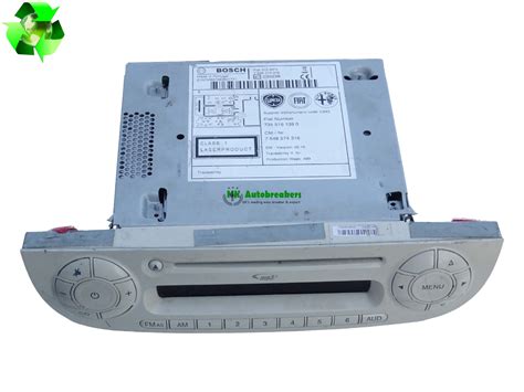 Fiat 500 Radio Cd Player Head Unit 7355161390 Genuine 2013👍