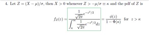 Probability Random Variable With Pdf Proportional To Normal