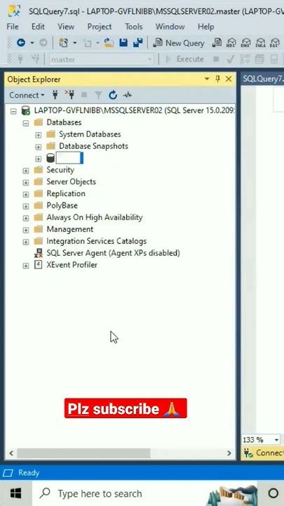 Renaming A Database Graphically Short Trending Viral Tutorial