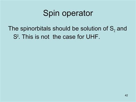 Hartree Fock Theory Ppt