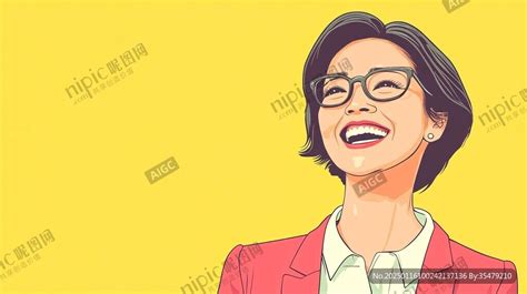 Ai创作图知性白领插画 女讲师教师插画 人物情绪插画 人物封面插画 职业女性插画 开心女士头像 正面人物插画 白领丽人插画 品牌人物插画形象 上班族女性插画 封面人物插画 白领插画 女教师插画