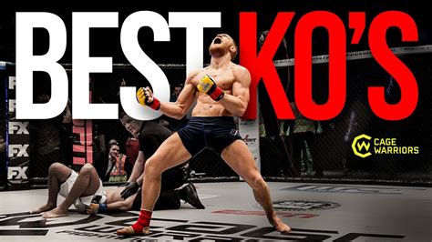 Conor Mcgregor Ian Garry And More Cage Warriors Greatest Knockouts