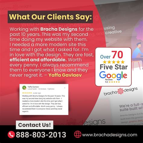 mark matatov on linkedin clientreview webdesign brachadesigns