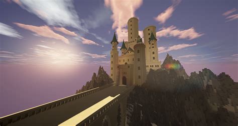 Minecraft Mountain Castle