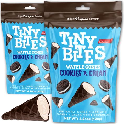 Tiny Bites Crispy Mini Waffle Cones Treats Premium