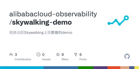 GitHub alibabacloud observability skywalking demo 链路追踪Skywalking上报数据的demo