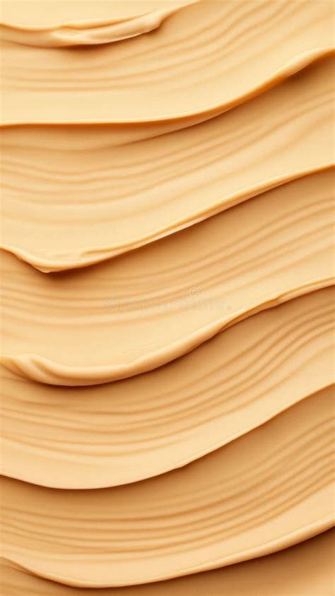 Smooth Creamy Layers Of A Spread Create A Flowing Wave Pattern