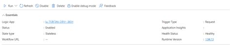 Logic App Standard Does Not Generate A Trigger Url In Development Slot Microsoft Qanda