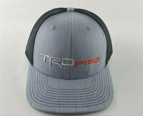 Trd Pro Toyota 4 Runner Tundra Tacoma Trucker Ball Cap Hat
