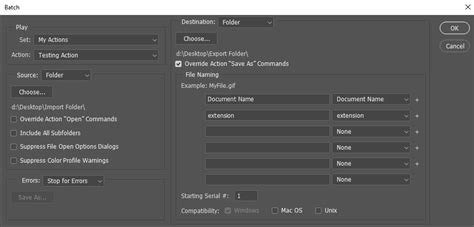 solved automate batch for actions make is not currently adobe