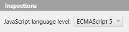 Javascript ReSharper Is Not Detecting Use Of Some ES6 Features When