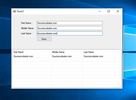 Save And Load Data In The Listview Using Vb Net And Mysql Database Sourcecodester